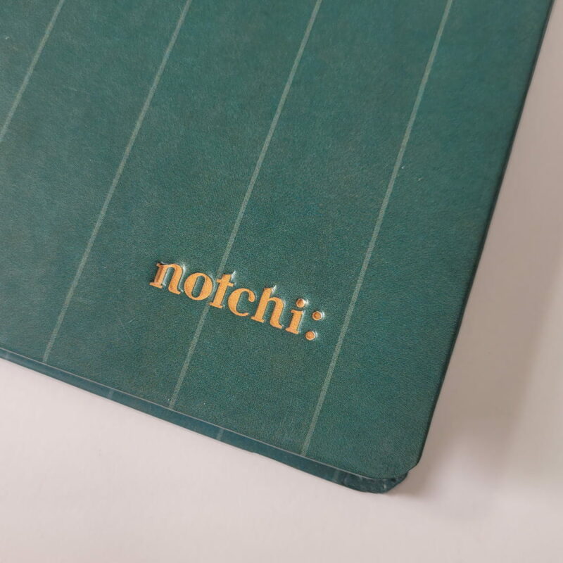Fichário Elegance green + fichas Notchi - A.Craft